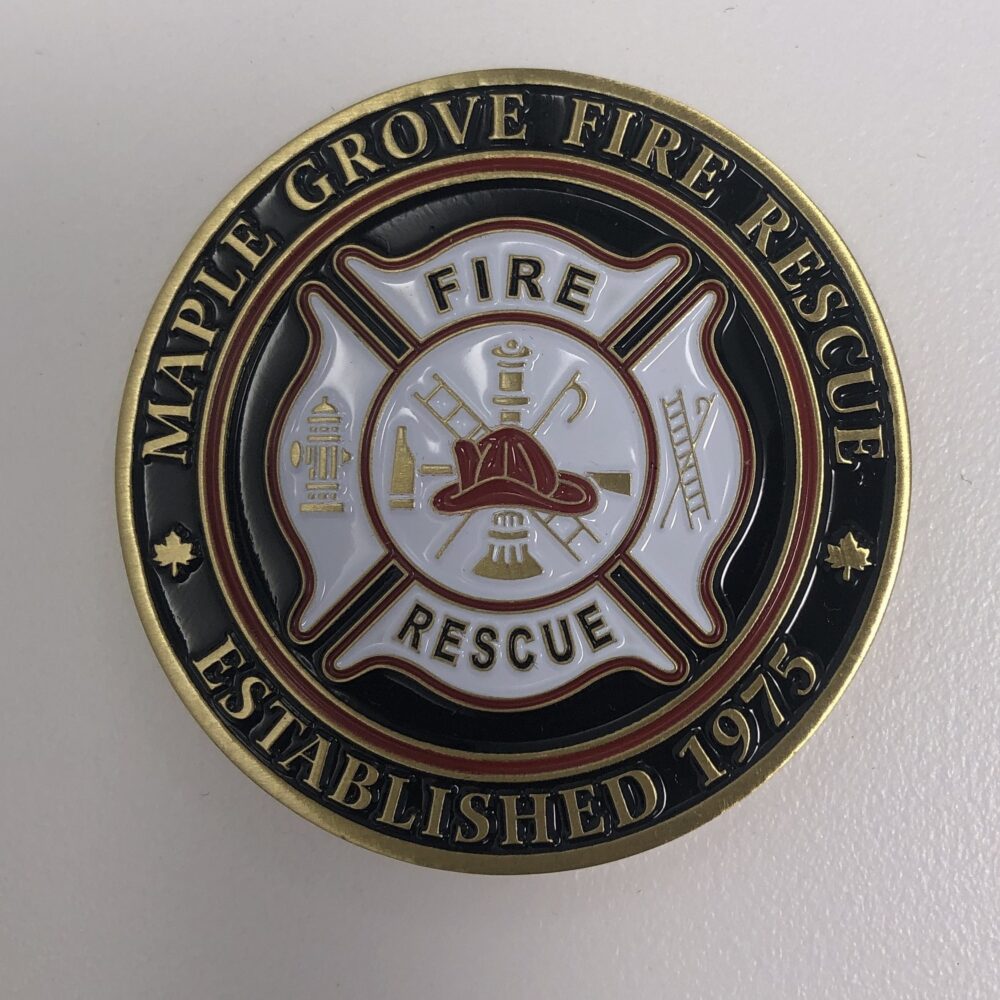 Maple Grove Fire Rescue Challenge Coin – Maple Grove Fire Relief ...